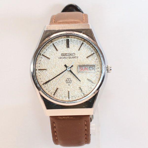 SEIKO Quartz 9943-8020 Men's Watch Date Display Calendar Japan made ...