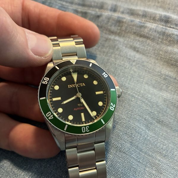 Invicta 40mm Men's 1953 PRO DIVER Watch Green+black NH35A AUTOMATIC ...