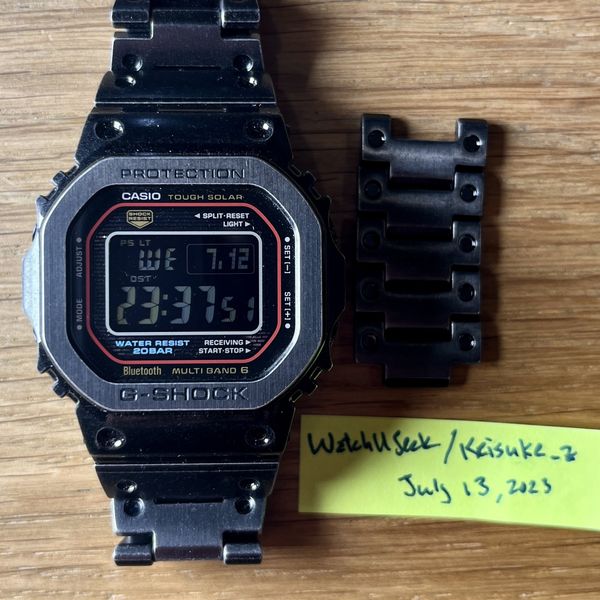 FS: Custom Casio G-Shock GMW-B5000V build with TFC crystal | WatchCharts