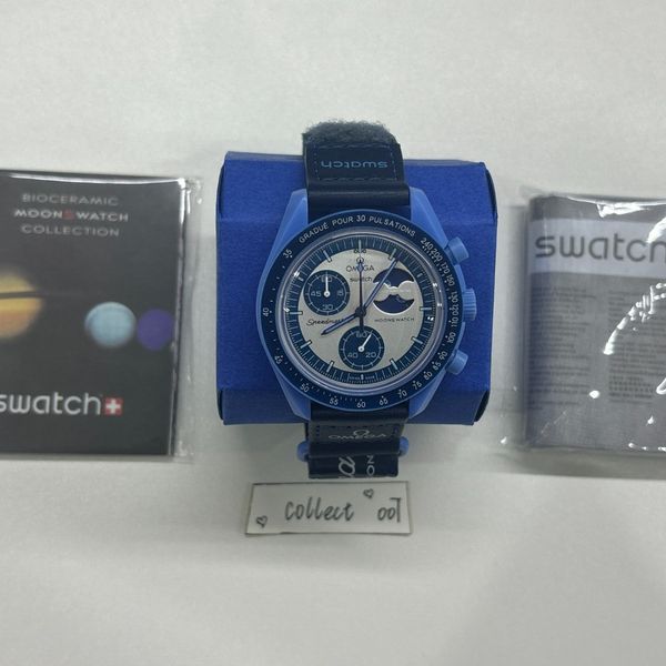 Swatch #Moons watch MISSION TO THE SUPER BLUE MOON PHASE | WatchCharts ...