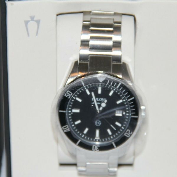 Bulova Marine Star Collection 100m Stainless Steel Mens Watch 98B203 ...