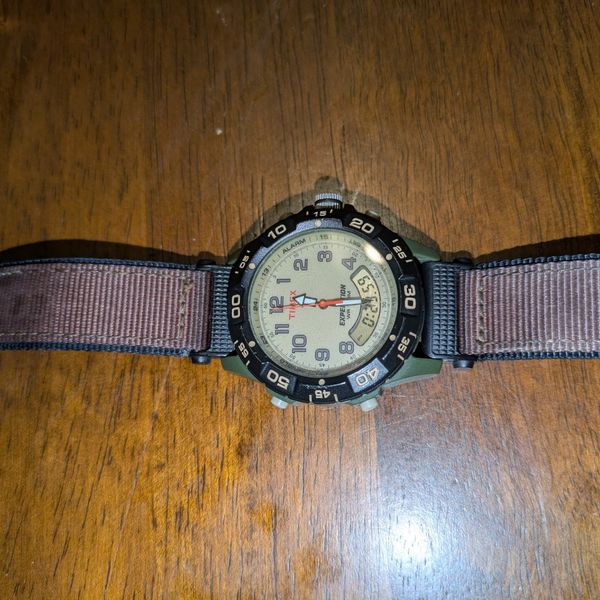 Timex Mens Watch T45181 - Expedition Combo Dual Time | WatchCharts ...