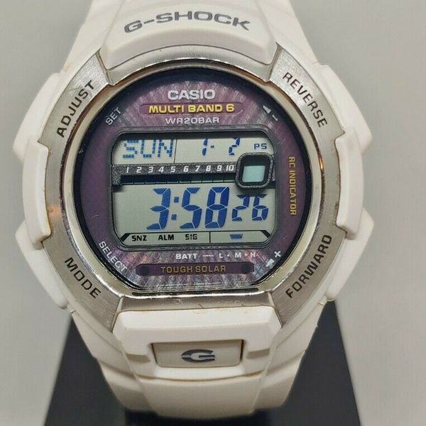 Casio G Shock White Watch Model GW-M850 Tough Solar | WatchCharts