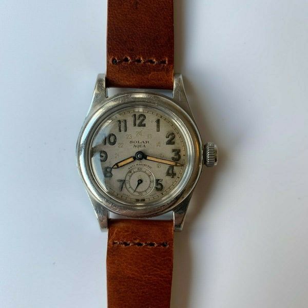 Rolex Solar Aqua ref 2784 Vintage Wrist Watch Circa 1942 | WatchCharts ...