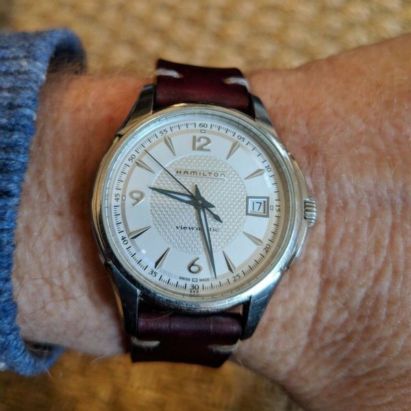 HAMILTON JAZZMASTER VIEWMATIC AUTOMATIC MENS WATCH H32455557 + 7 great ...
