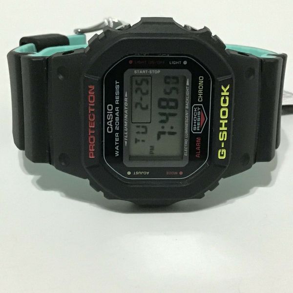 CASIO G-SHOCK DW-DW-5600CMB-1DR Breezy Rasta Color Limited Edition Men ...