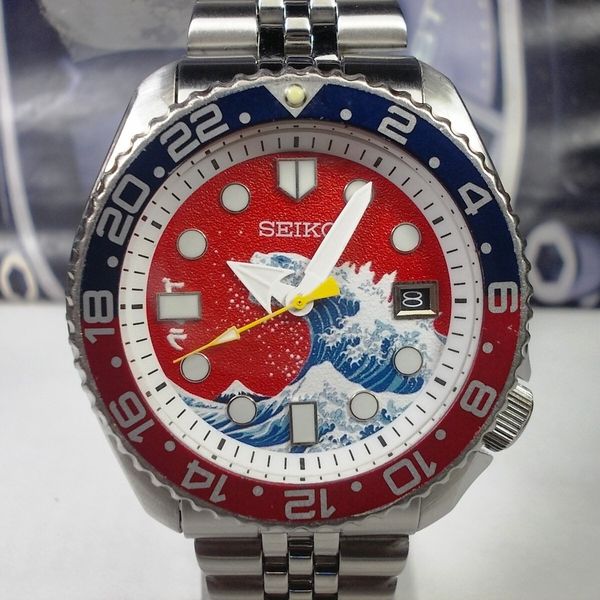 OROLOGIO SEIKO 150M DATE DIVER AUTOMATICO DA UOMO 7002-700J 'RED ...