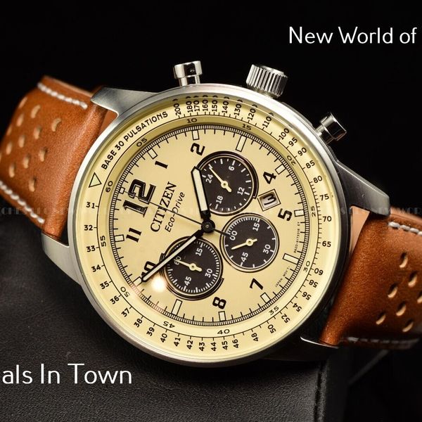 Citizen Men's CA4500-08X Eco-Drive Chronograph Stainless Steel Quartz ...