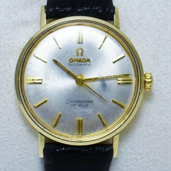 1965 14k Gold Omega Seamaster Deville Caliber 550 Running LL6590 ...