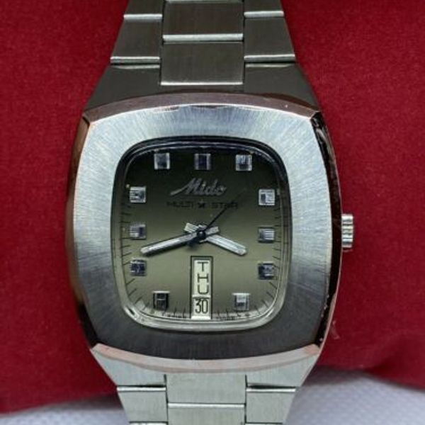 Vintage Mido Multi Star Day/date Automatic Mens Watch 25 Jewels Good ...