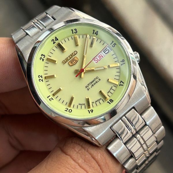 Seiko 5 Automatic 21 Jewels Luminous Dial Japan Men's Wrist Watch 7s26-02c0 | WatchCharts ...