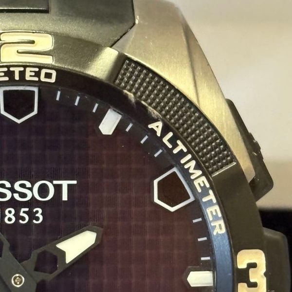 TISSOT T-Touch Expert Solar Watch Titanium Case Quartz Working Clean ...