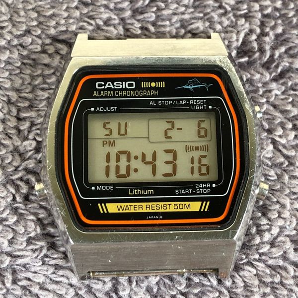 Casio Marlin Men W-35 Sport Multifunction 34mm Quartz Digital Watch No ...