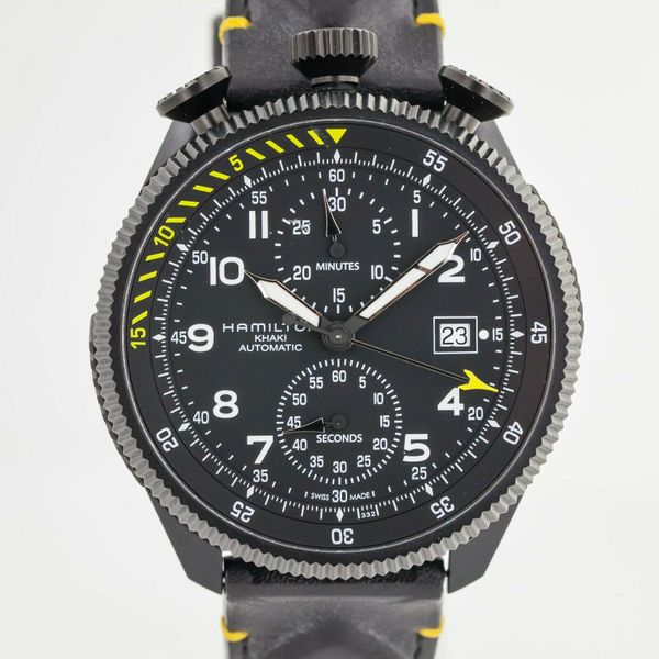 Hamilton Khaki Aviation Takeoff Auto Chrono, Ref H76786733, Men’s, 46mm ...