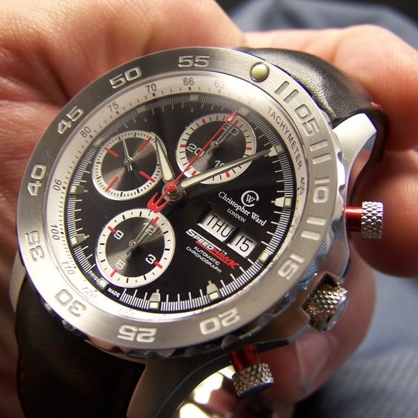 SOLD - Christopher Ward C40 Speedhawk Automatic Chronograph Valjoux ...
