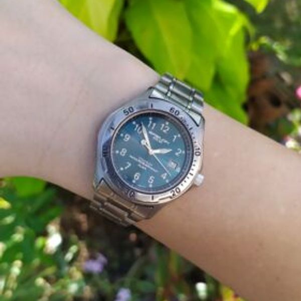 Epsilon Solar Alba Titanium by Seiko Cal.V145-0H30 Battery Hold Good ...