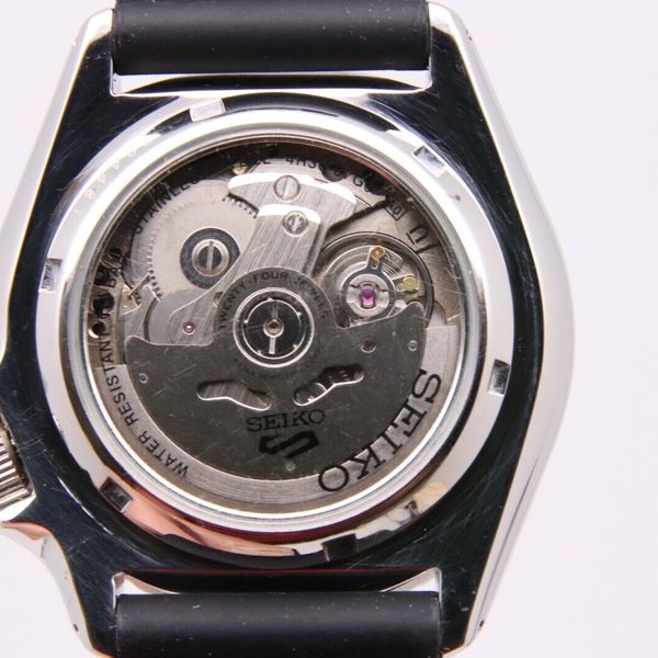 Seiko 5 SRPD73K2 Suit Style Black Dial Men's Automatic Watch W/ Box ...