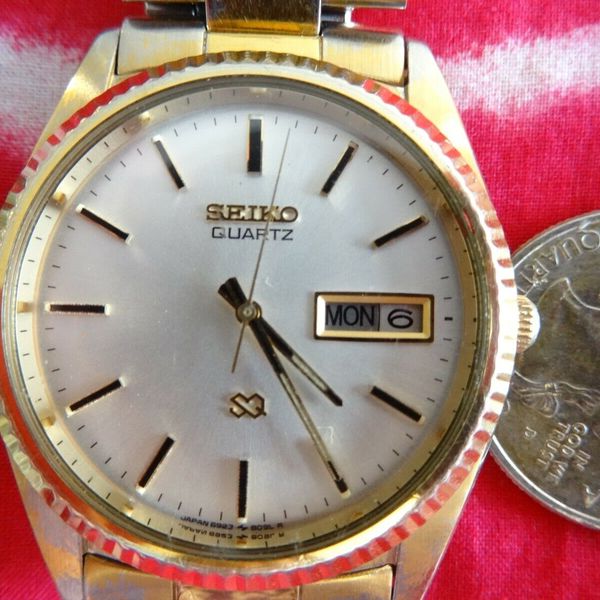 vintage watch SEIKO SQ quartz day date japan 6923- 8089 | WatchCharts
