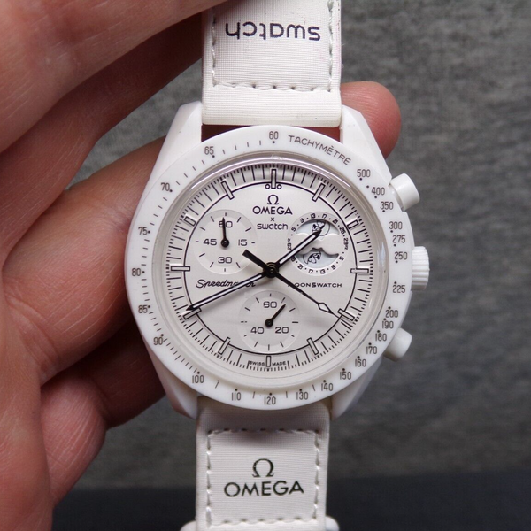 Men's Watch OMEGA X SWATCH SpeedMaster - MoonSwatch w New Battery ...