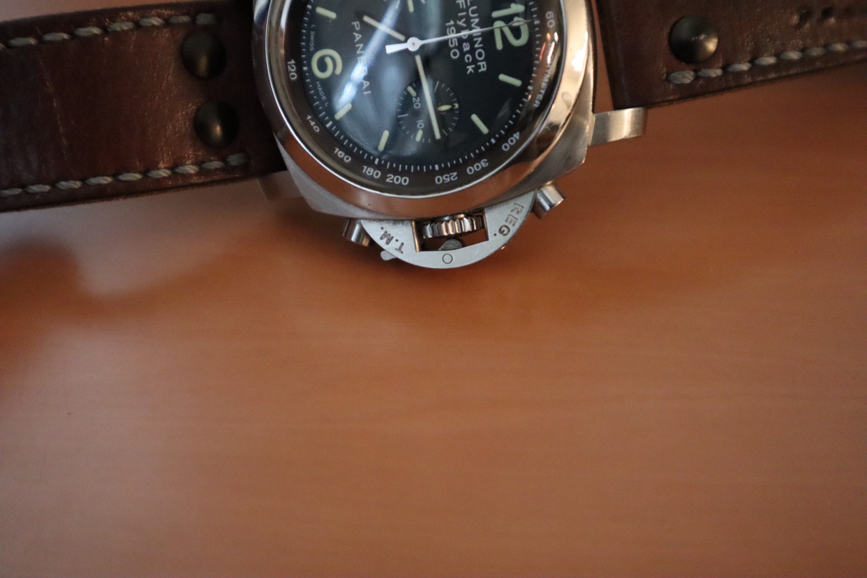 FSOT! Panerai Pam 212 1950 Luminor Flyback 44mm Chronograph w/BOX ...