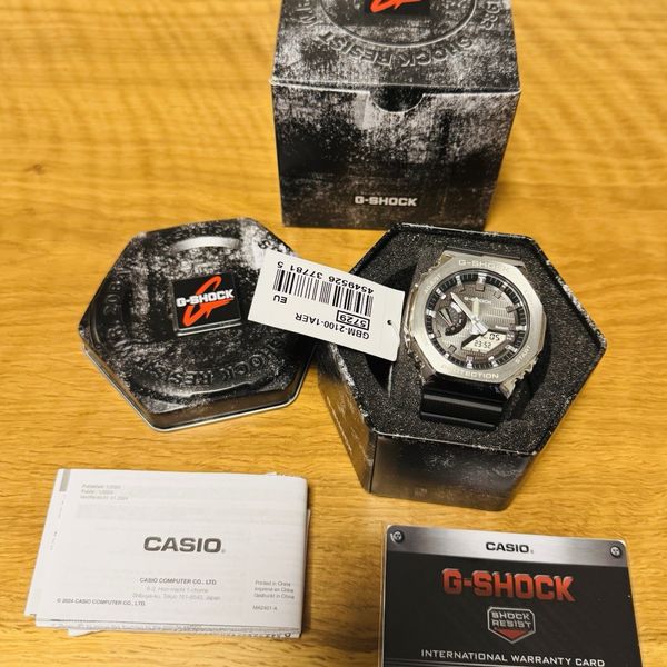 Casio G Shock GBM-2100-1AER : CASIOAK Solar with Bluetooth Smartphone ...