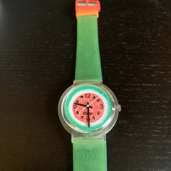 Swatch Watch Ladies Coke Coca Cola Watermelon Swiss-Made Watch ...
