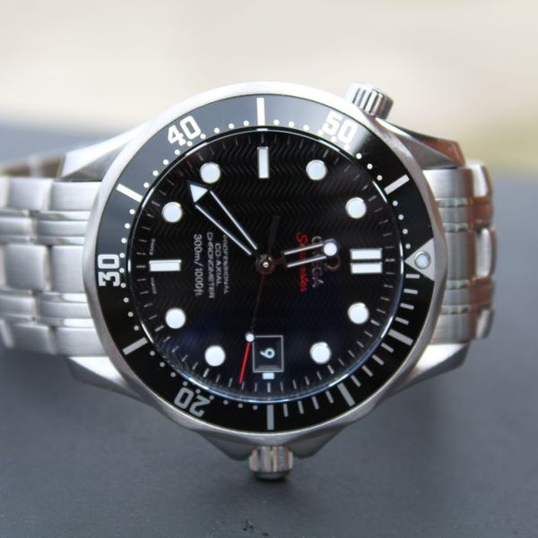 Omega Seamaster Pro 300M SMP 212.30.41.20.01.002 Black Wave 2500 "D ...