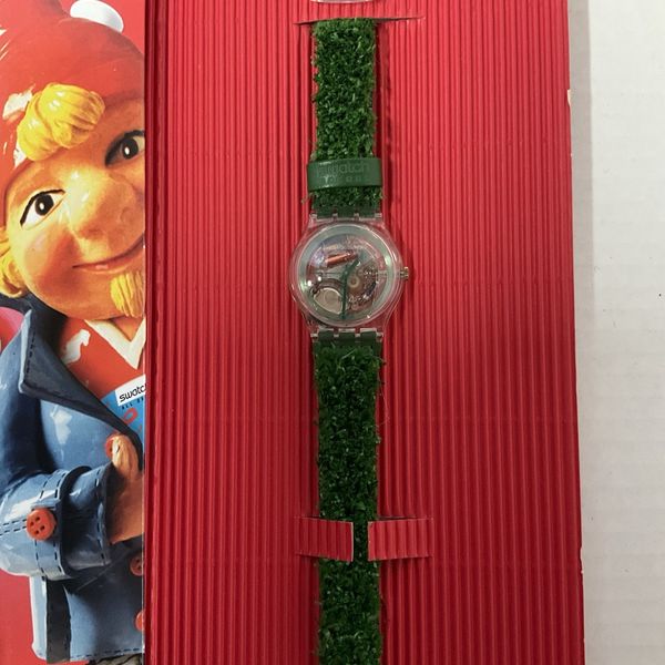 Vintage Swatch Access Watch "Garden Turf" SKZ103. Special Edition ...