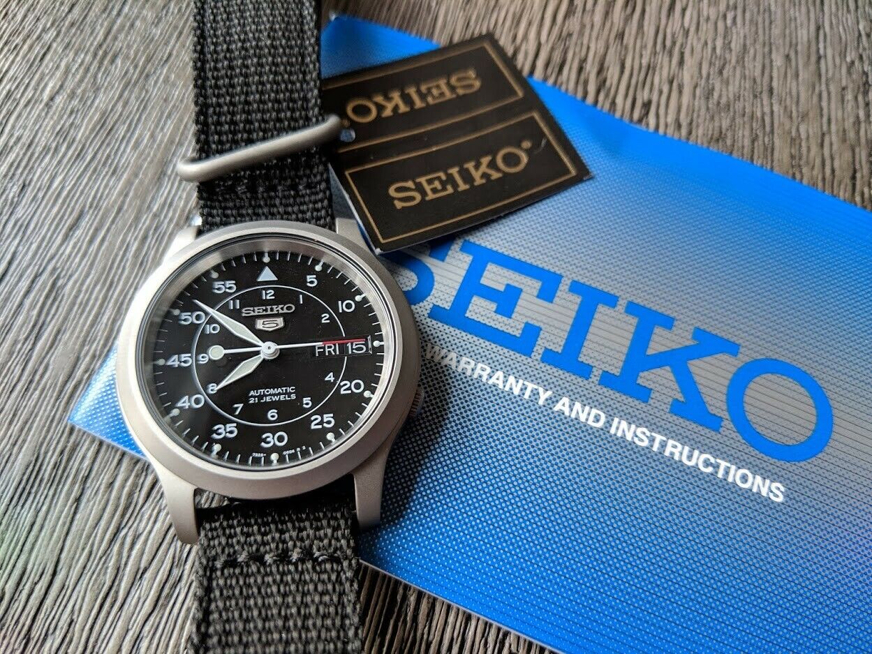 New Seiko 5 SNK 809 Seiko (Seiko automatic movement 7s26) (New ...