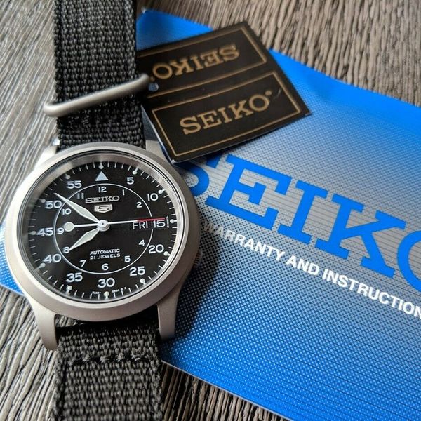 New Seiko 5 SNK 809 Seiko (Seiko automatic movement 7s26) (New ...