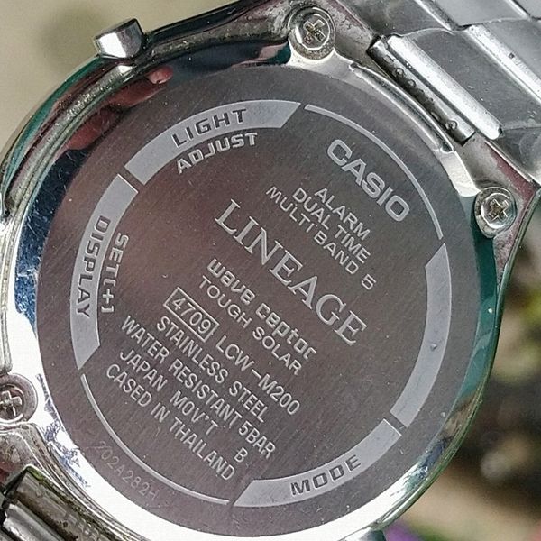 Casio "Lineage" Wave Ceptor Tough Solar. LCW-M200. Multi Band 5. Orig ...