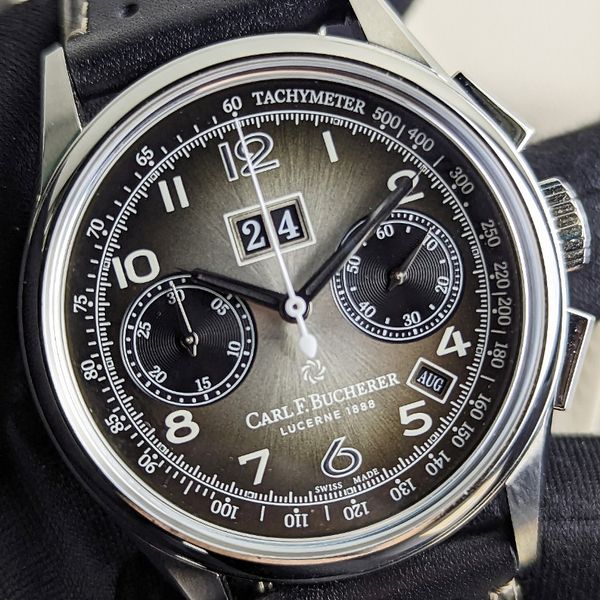 [ BNIB w RECEIPT ] Carl F. Bucherer Heritage Bicompax Annual Calendar ...
