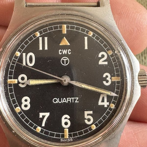 1980 CWC Falklands era Fatboy G10 Military Watch. Unrestored. Tritium ...
