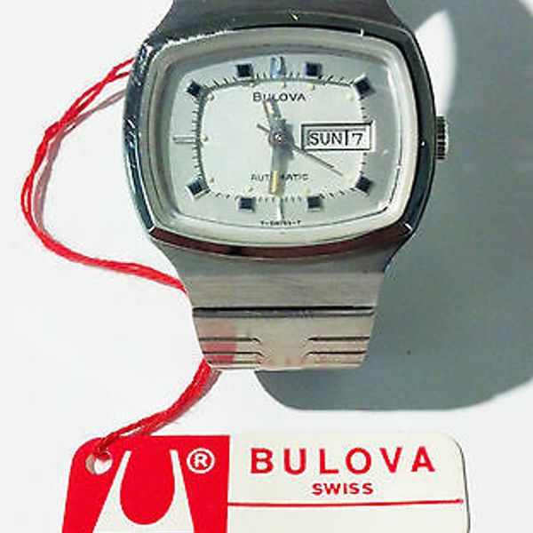 Genuine Vintage Bulova 17 Jewels Swiss Made Automatic Analog Swiss ...