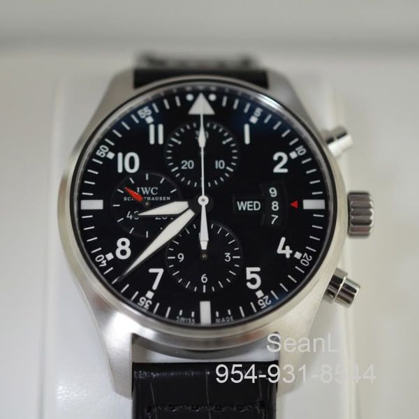 FS: BNIB IWC Pilot s Chronograph Automatic 43mm Stainless IW377701 ...