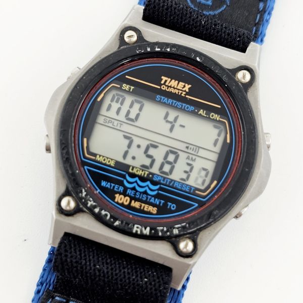 TIMEX ATLANTIS 100 Digital Men's Watch Alarm Chronograph Multifunction ...