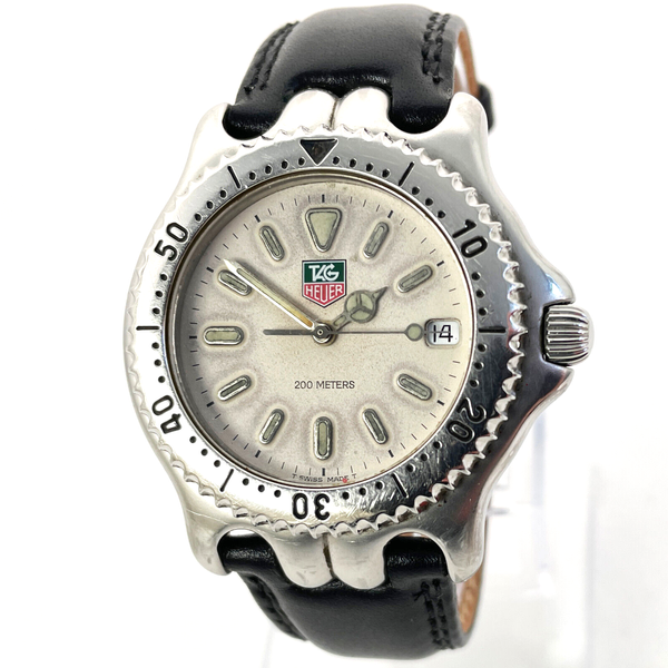 TAG HEUER SEL Series Watch S99.006M/E 200m Diver full size steel silver ...