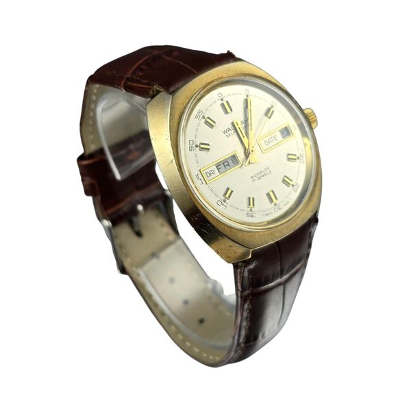 Vintage Waltham Automatic Day-Date Watch | Gold-Tone Case | Incabloc 17 Jewels | | WatchCharts ...