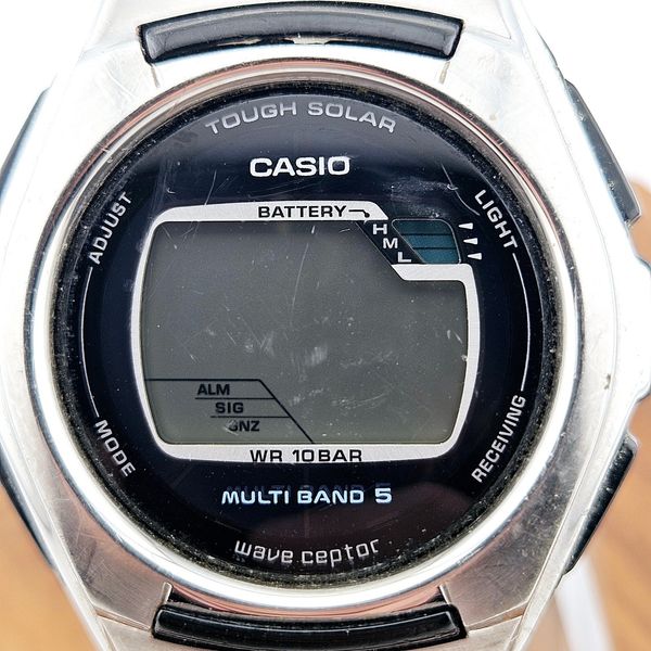 Casio Wave Ceptor Tough Solar Men's 3090 Watch Needs Battery ...