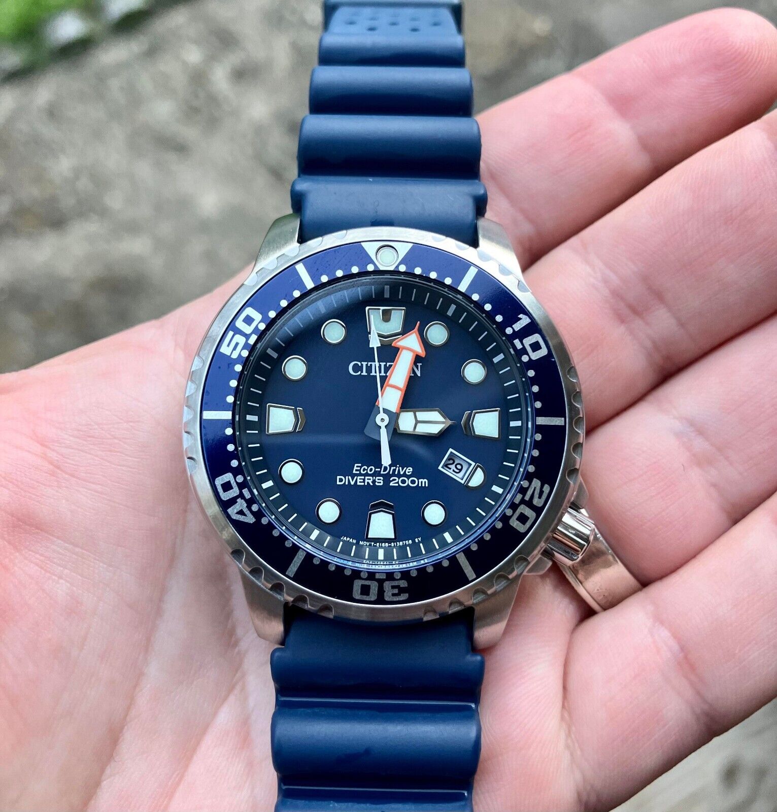 Citizen Watches Men's Promaster Eco-Drive Professional Diver BN0151 ...