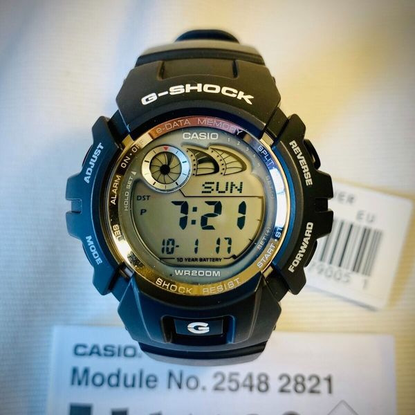 CASIO G-SHOCK G-2900 Black with white Lettering. | WatchCharts Marketplace