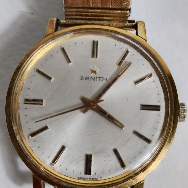 Zenith manual Wristwatch Gold/Champagne Metal bracelet | WatchCharts ...