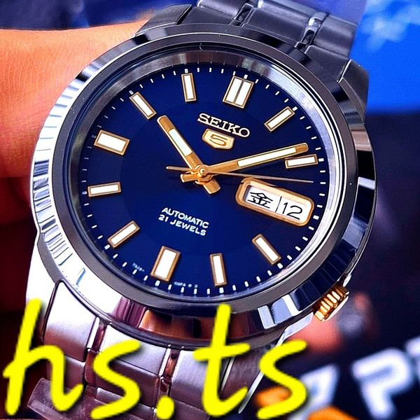 CHEAPEST FEB 2025???? Seiko 5 ???????? Blue Gold 38mm Automatic Sports ...