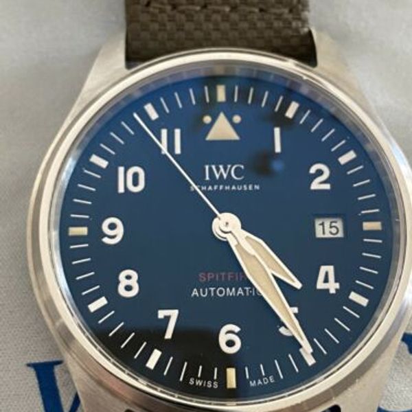 IWC Spitfire Automatic Pilot’s Watch 39mm Ref IW326801 | WatchCharts ...