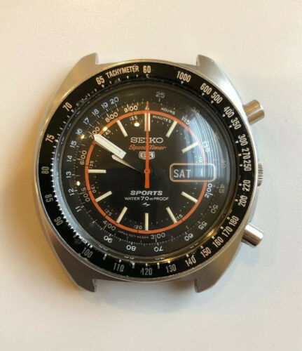Rare SEIKO 5 SPORTS Speed-Timer 7017-6020 Automatic Vintage Watch | WatchCharts Marketplace