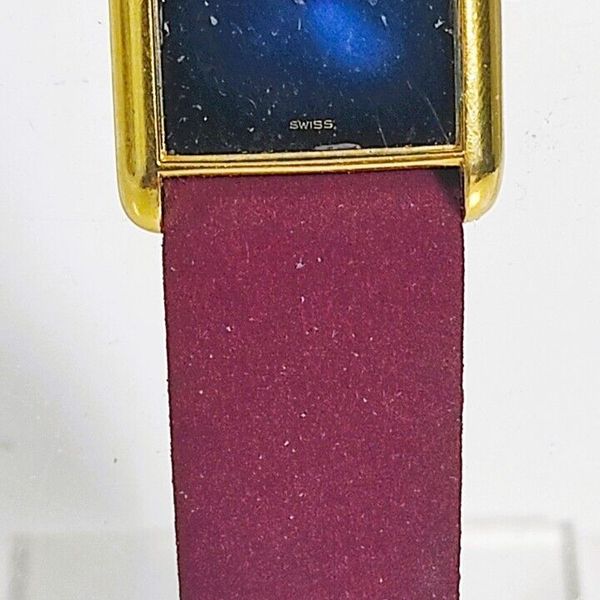 Vintage Cartier Tank Blue Dial 18K Gold Electroplated Ladies / Unisex ...