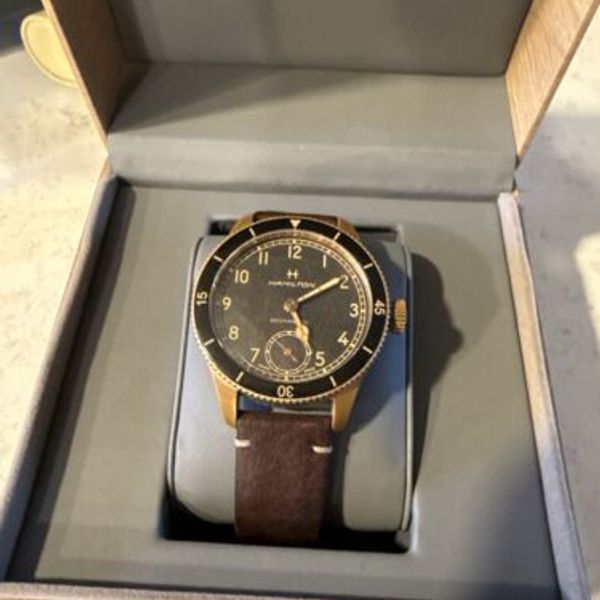 HAMILTON KHAKI AVIATION PILOT PIONEER BRONZE 43mm | WatchCharts Marketplace