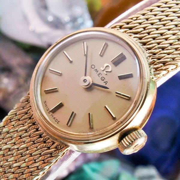 Omega 18 K gold watch Cal 484 Circa 1968 Serviced Two Year Warranty 17 ...