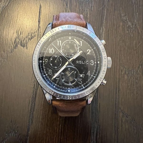 RELIC By Fossil Men's Mahoney Watch ZR 15863 Needs Repair | WatchCharts ...