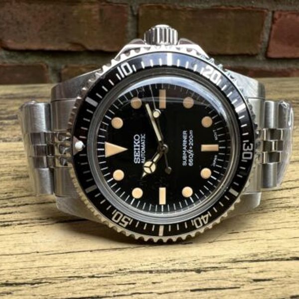 Brand New SEiKO mod Milsub No Date Sub | WatchCharts Marketplace